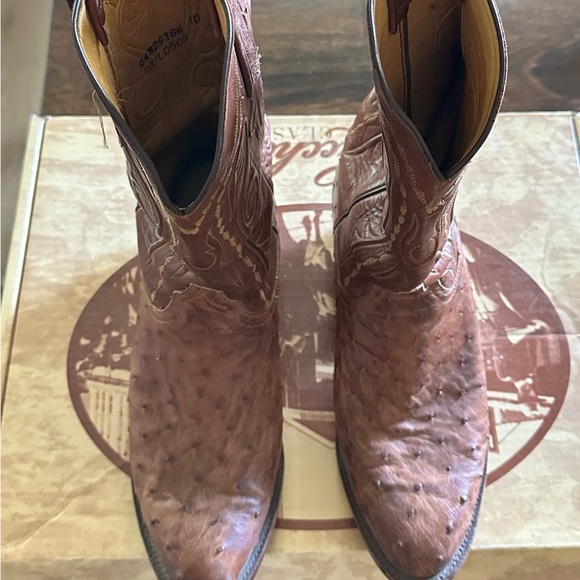Lucchese | Shoes | Mens Lucchese Full Quill Ostrich | Poshmark